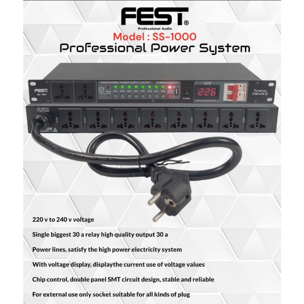 Power SEQUENCER FEST SS1000/SS 1000 ORIGINAL SQUENCER | Shopee Malaysia
