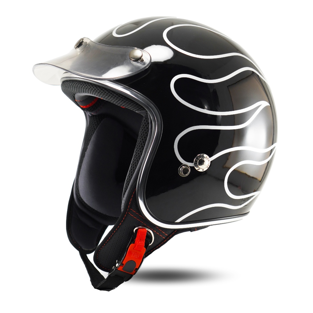 Latest SNI Premium Motif Retro Jitsu Helmet | Shopee Malaysia