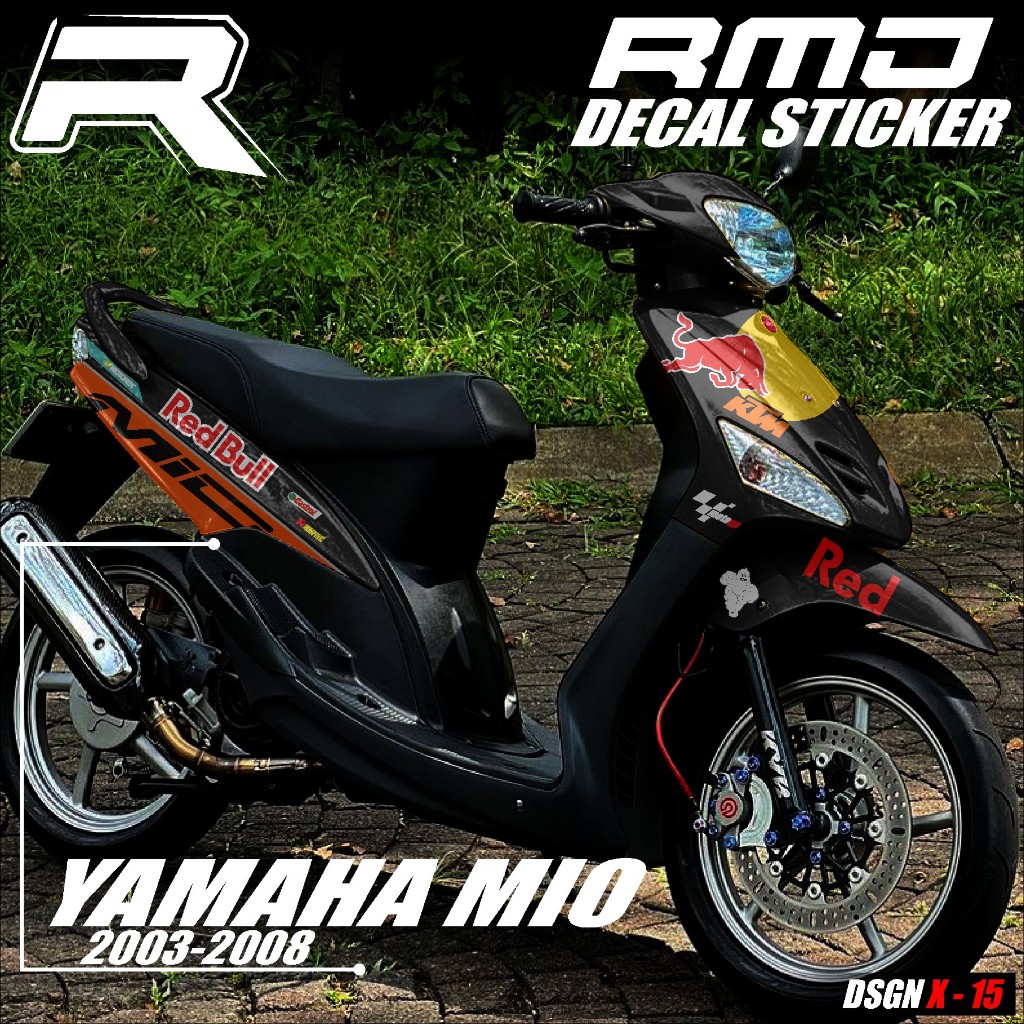 New Decal Sticker Mio Sporty Mio Smile Full body Dekal Sticker Yamaha ...