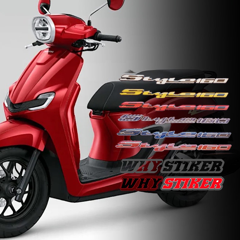 Honda Stylo 160 Embossed Emblem Honda Stylo Embossed Sticker | Shopee ...