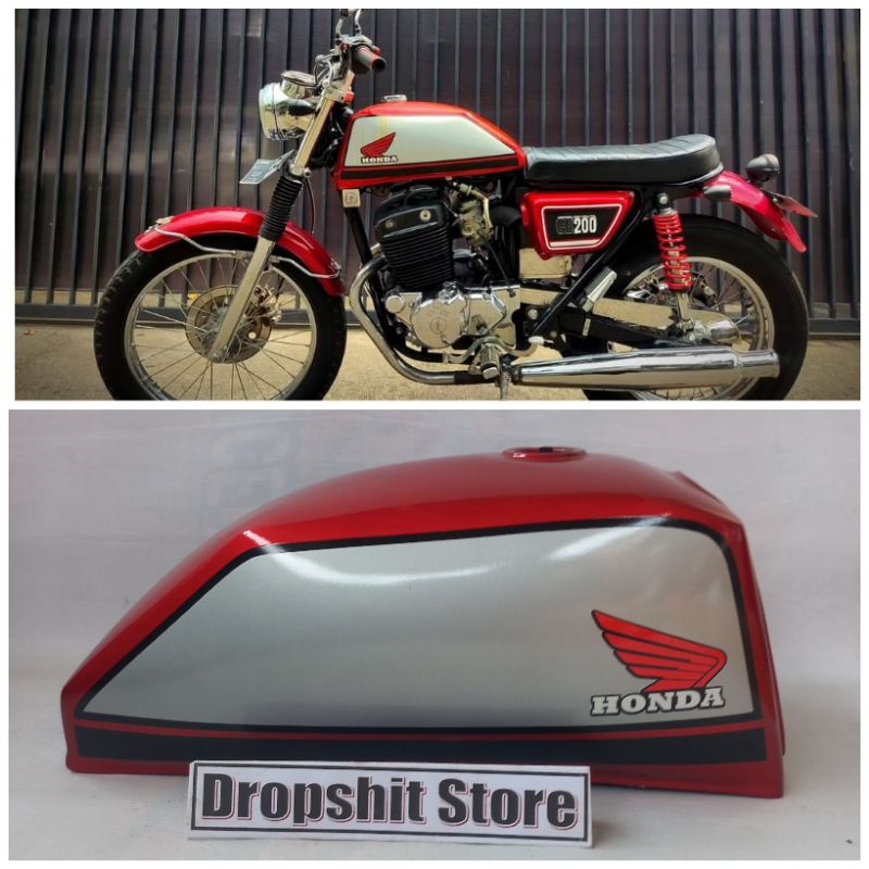 Cb Paint Tank Japstyle Tank Custom Tank CB 200 Tank caferacer Tank ...