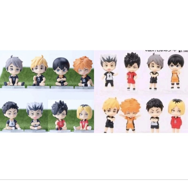 Haikyuu figure set 8 chibi | Shopee Malaysia