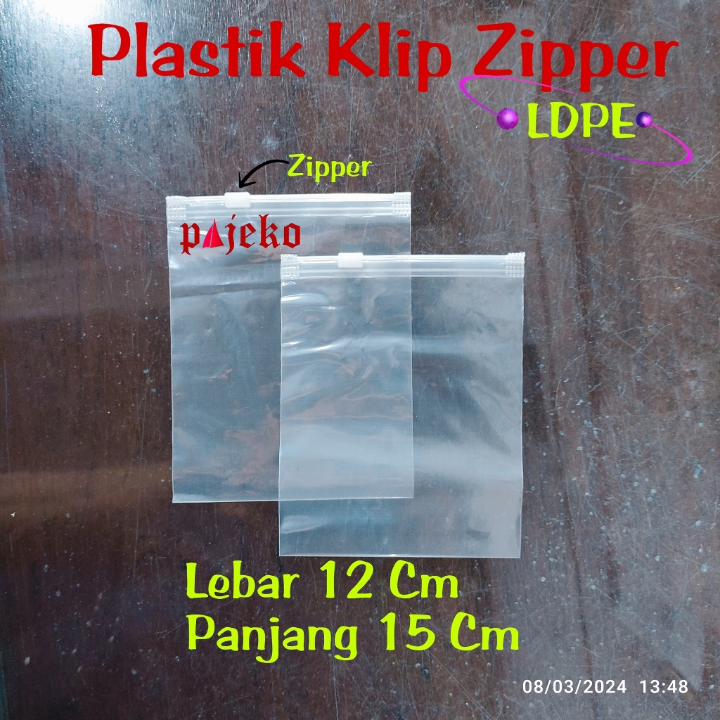 Zipper Clip Plastic 12 x 15 Cm, Clip Plastic 12 x 15 Cm Ziplock Plastic ...