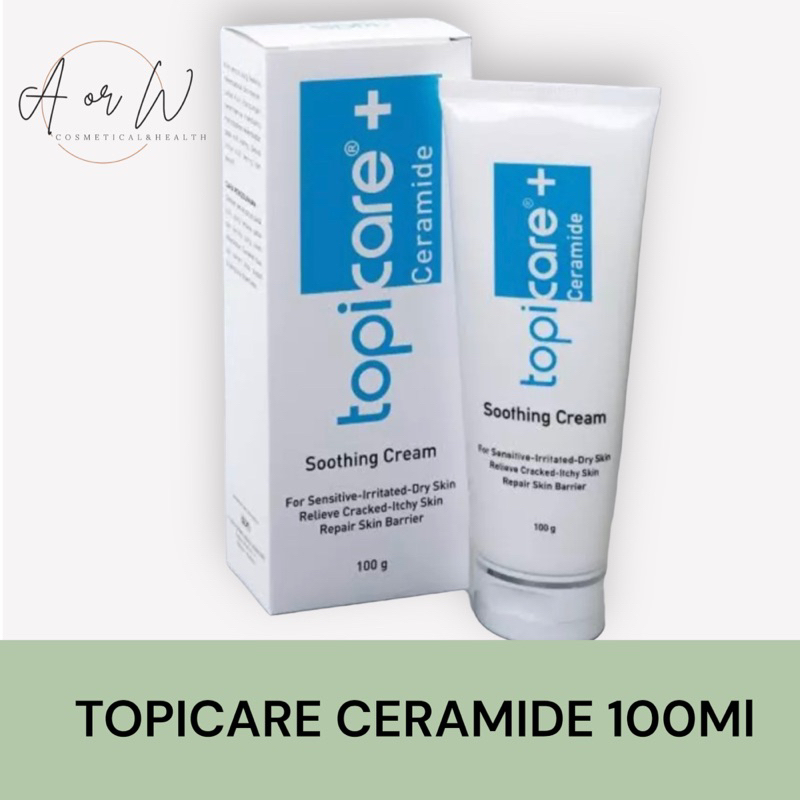 Topicare Ceramide soothing Cream 100gr/ Dry & Sensitive Skin | Shopee ...