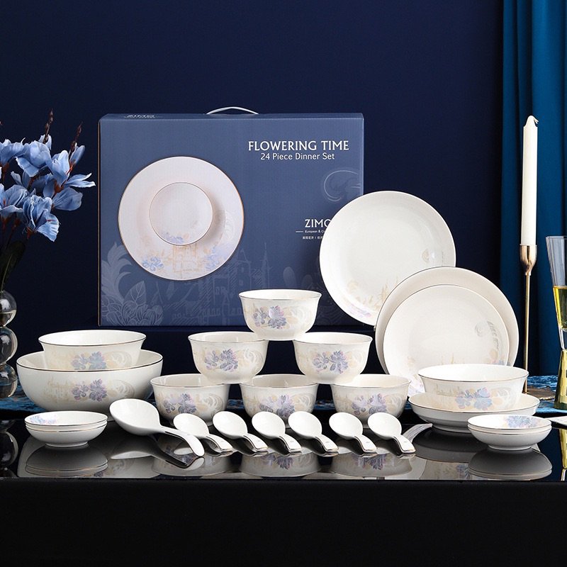 (A0531) Luxio Diningware Set | Set of plates, bowls, cutlery, hampers ...
