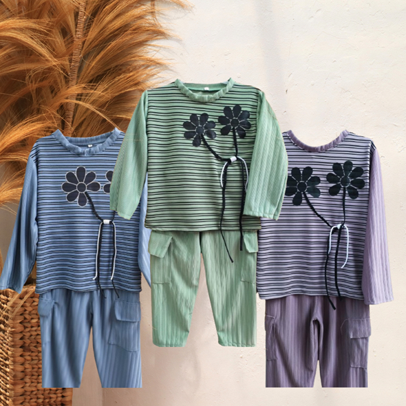 Girls Clothes One Set Girls Clothes Set Girls Cargo Pants Suits Girls ...