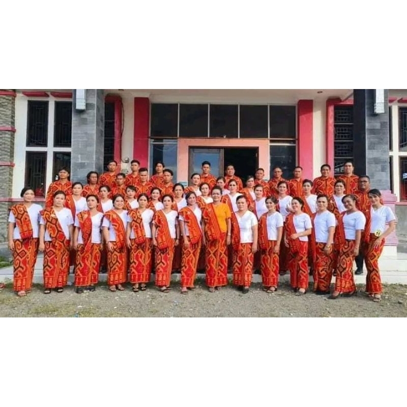 Toraja Traditional Clothes set Weaving blanket Combination toyobo ...