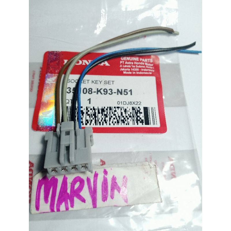 4 pin ignition key socket vario 150, vario 125 led, adv 150, scoopy esp ...