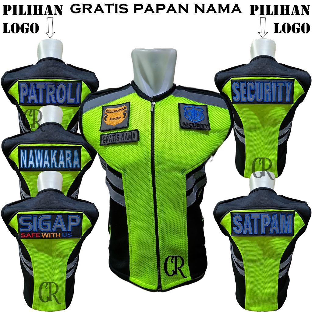 Latest Security Guard Vest, Thick Doublemesh Material, Black Rib ...