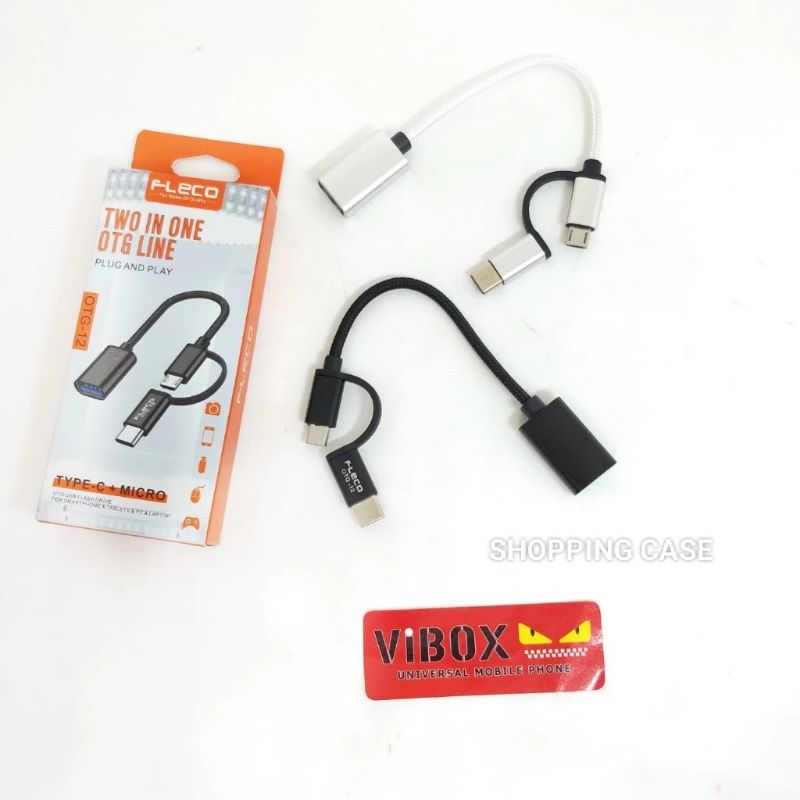 Otg-12 Cable 2 IN 1 TYPE-C+MICRO OTG LINE PLUG AND PLAY USB FLASH DRIVE ...