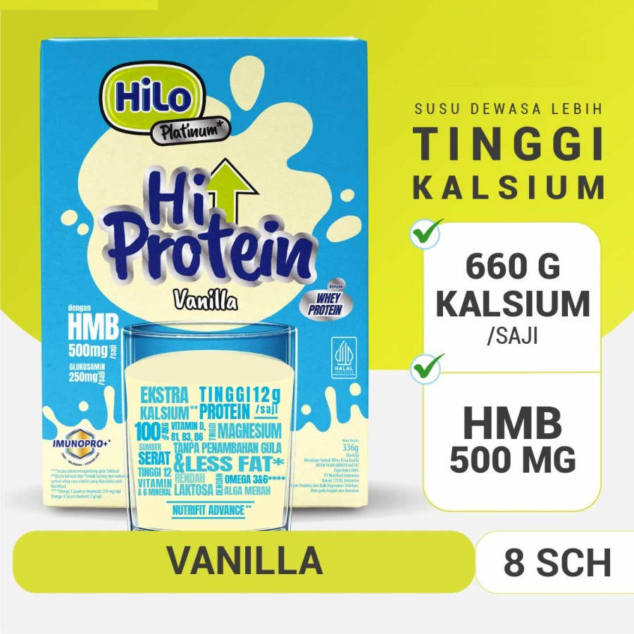 Hilo Platinum Hi Protein 336g - High Calcium Milk With Whey Protein ...
