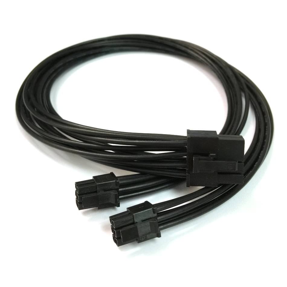 VGA GPU PCI Express PCIe PCI-e Dual Mini Power Cable 6 Pin to 8 Pin for ...