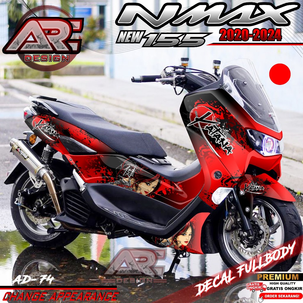 Latest Decal Sticker Yamaha Nmax 155 New 2020 2021 2022 2023 2024 Full ...