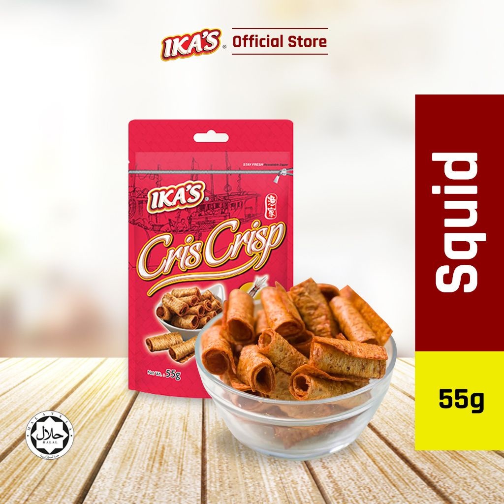 Ika's Ikas crispy / snack fish roll / crispy fish roll 55gr | Shopee ...