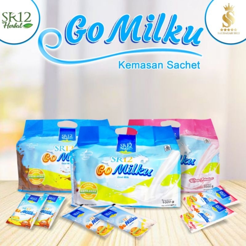 Go MILKU SR12 SACHET PACKAGING / PRACTICAL PACKAGING / 1 POUCH CONTAINS ...