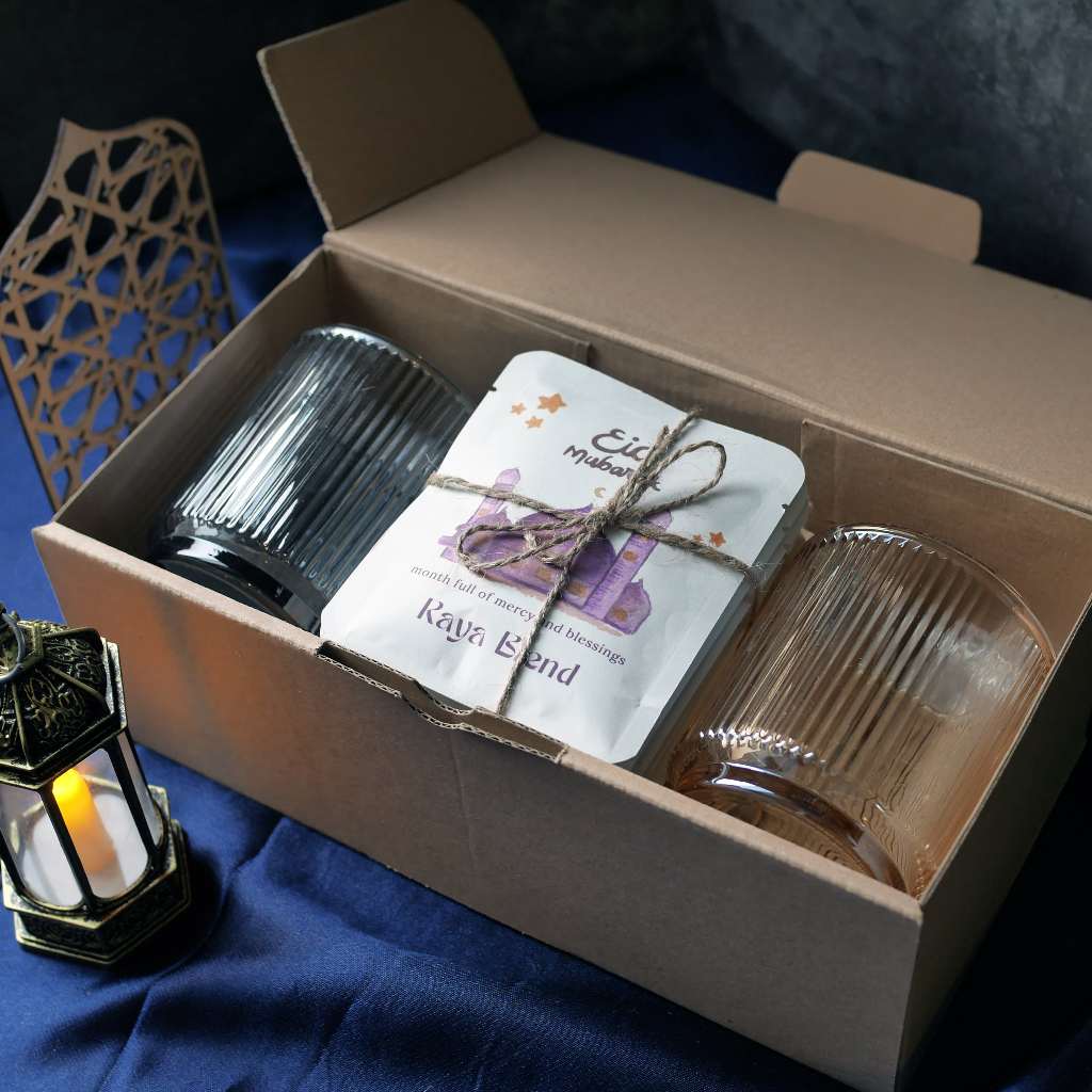 Eid Hampers "Big Family" Coffee Drip+Glass Aesthetic Nordic Style Eid ...