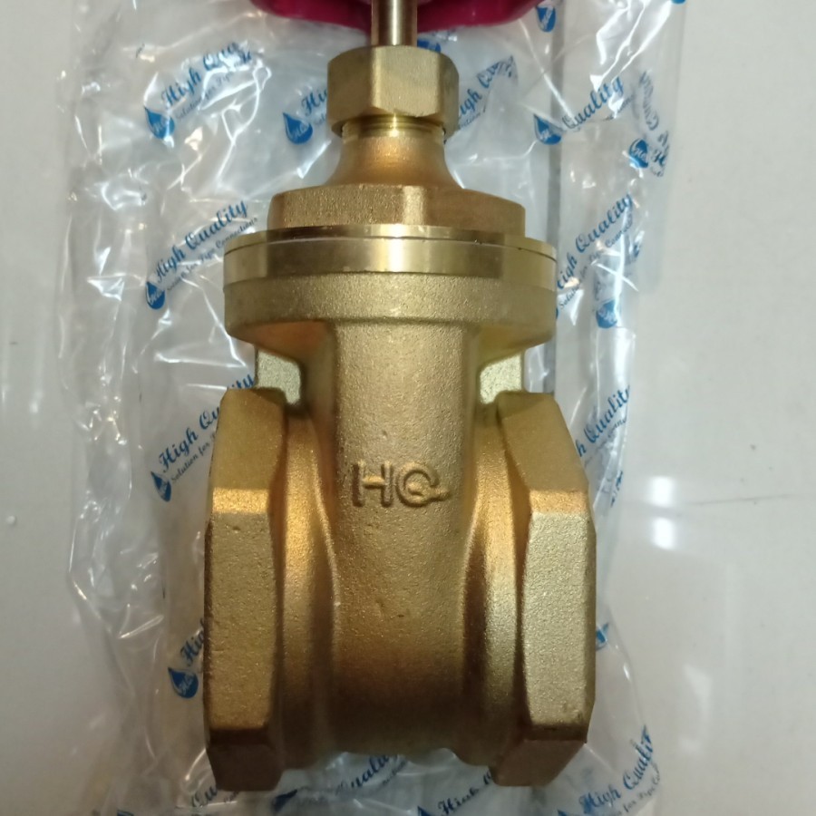 BRASS GATE VALVE 21/2" INCH BRASS HQ STOP DRAT VALVE FAUCET | Shopee ...