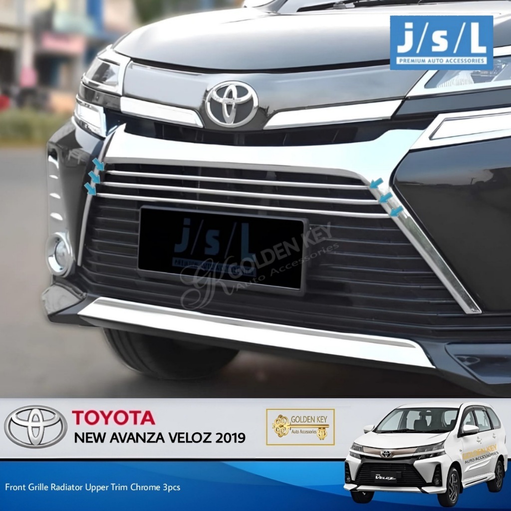Jsl List Grill Radiator New Avanza Veloz 2019 Front Grille Radiator ...