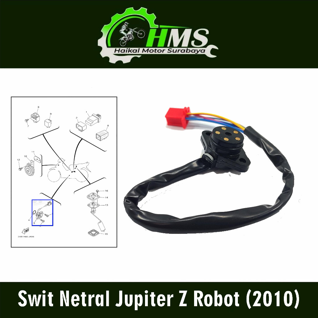 Jupiter Z Robot Neutral Switch (2010) - Switch Suit Suwit Neutral Gear ...
