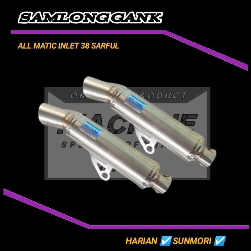 Selincer SLINCER Exhaust SAMLONG STAINLES INLET 38 SARFUL ORIGINAL ...
