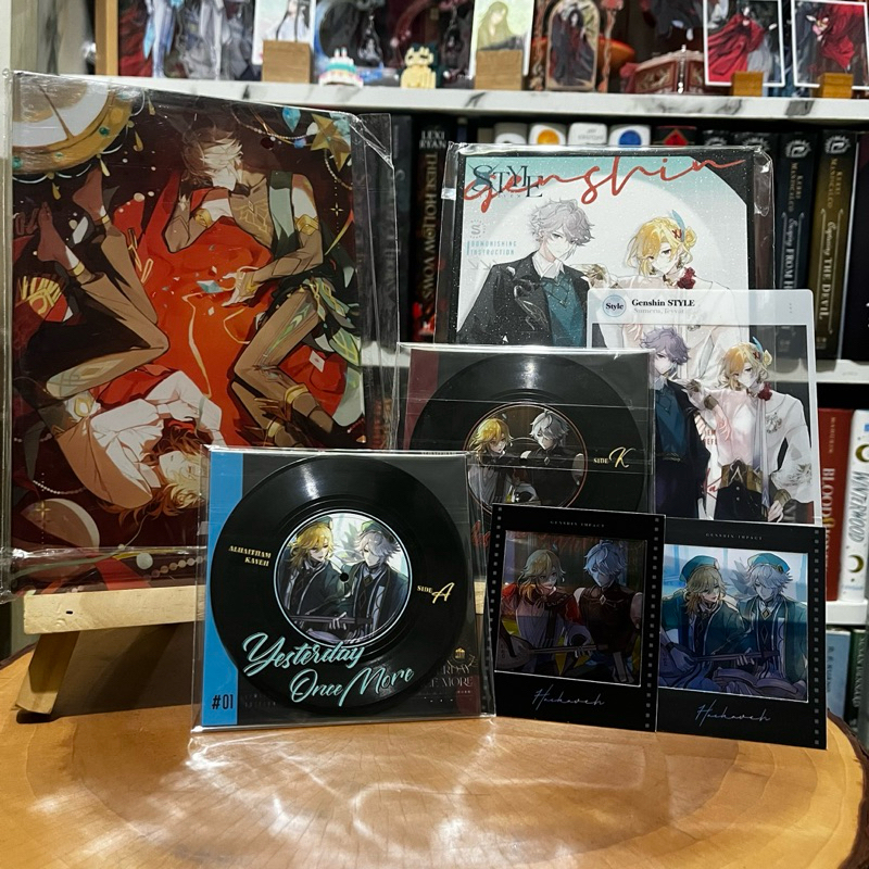 Hologram Haikaveh Alhaittam x Kaveh Genshin Impact Comicup30 Artist Iron Intblue Cold Shikishi ...
