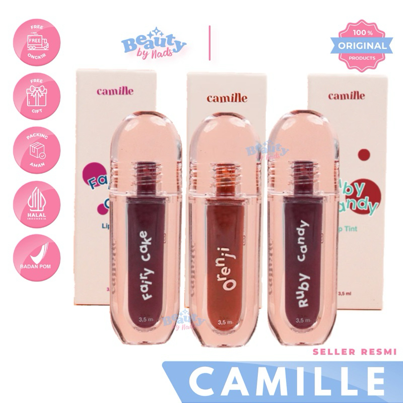 Camille BEAUTY LIPTINT LIP TINT LIP GLOSS BY CAMILLE ORENJI RUBY CANDY ...