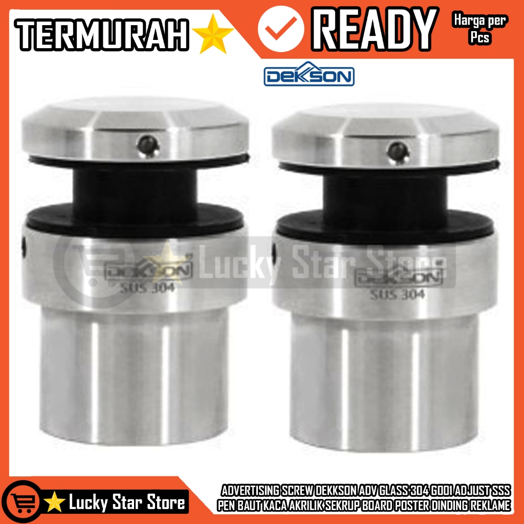 Advertising SCREW DEKKSON ADV GLASS 304 G001 ADJUST SSS PEN Acrylic ...