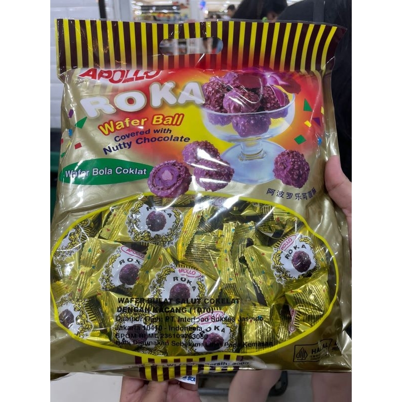 Roka Apollo chocolate wafer ball | Shopee Malaysia