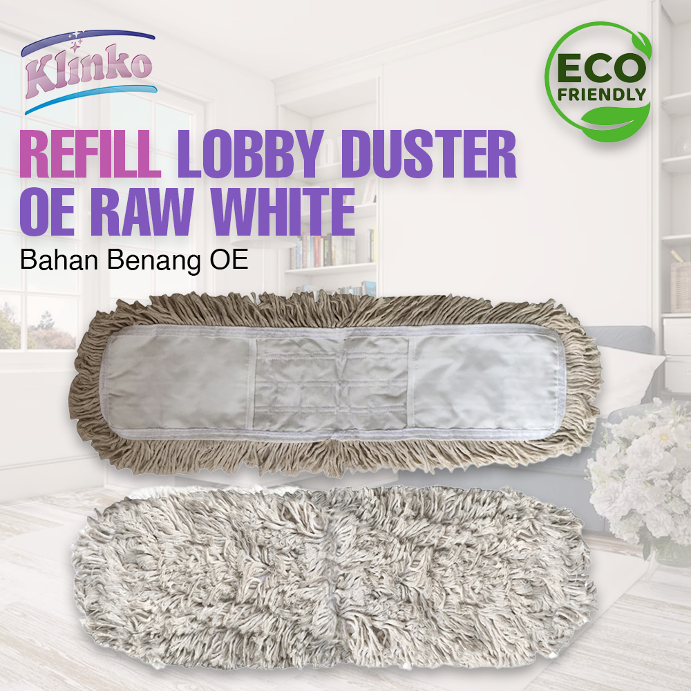 Ikoca Refill Mop Lobby Duster OE Raw White Mop Axis Floor Office Lobby ...