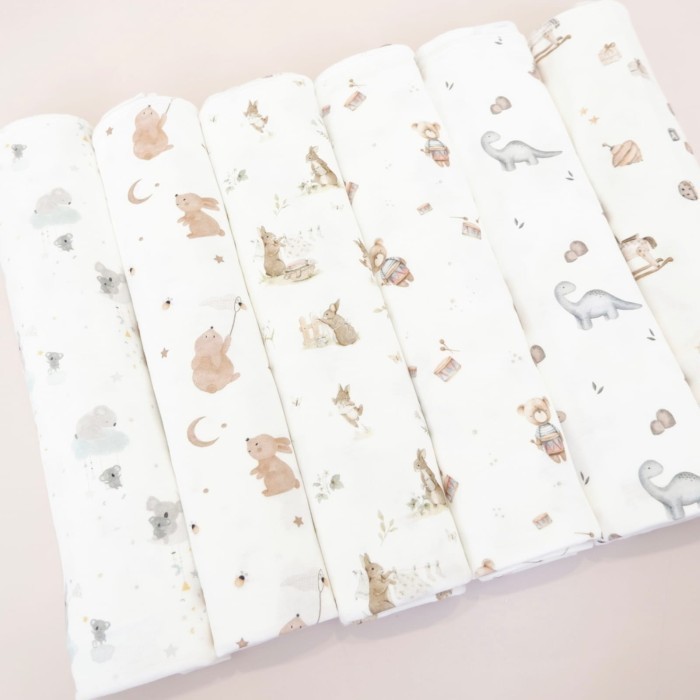 Giggles - Carrol Swaddle Baby Cotton Motif (Cute Baby Swaddle) | Shopee ...