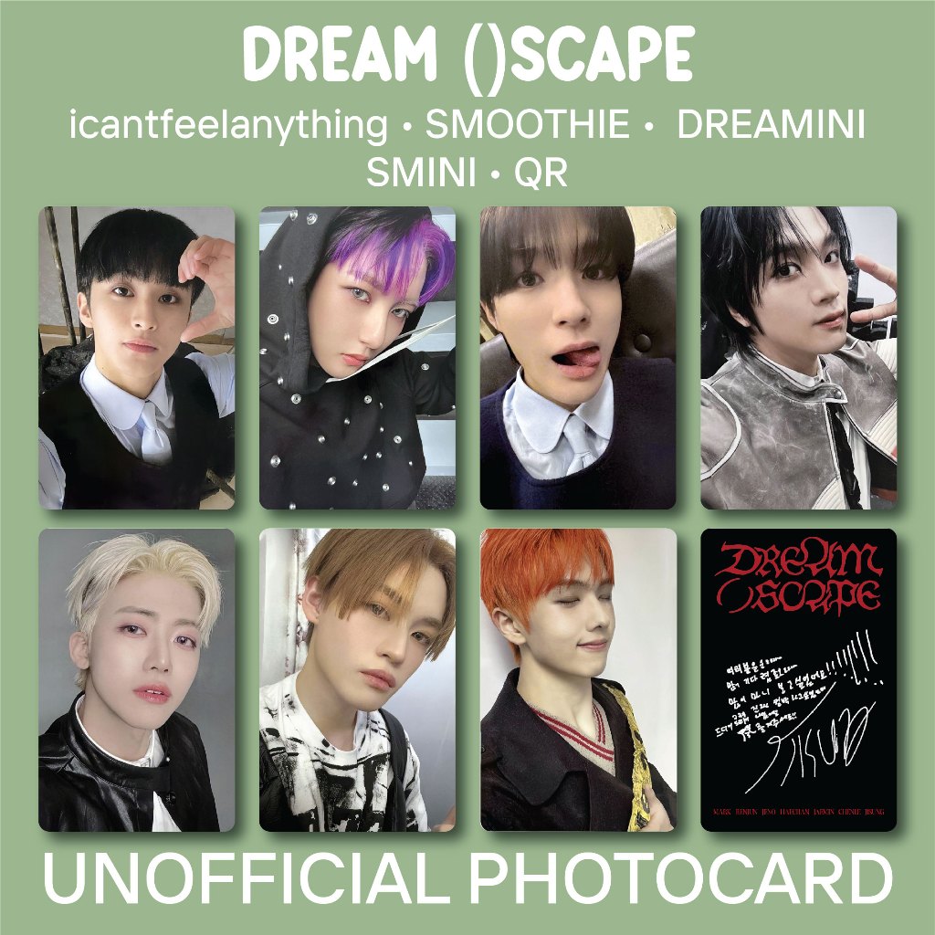 [UNOFFICIAL] Nct DREAM - DREAMSCAPE ICFA SMOOTHIE QR SMINI | Shopee ...