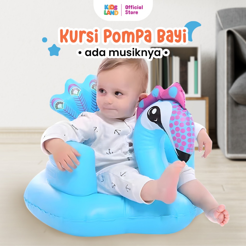 Kids LAND Baby Sitting Sofa Chair Baby Pump Chair Baby Balloon Chair ...