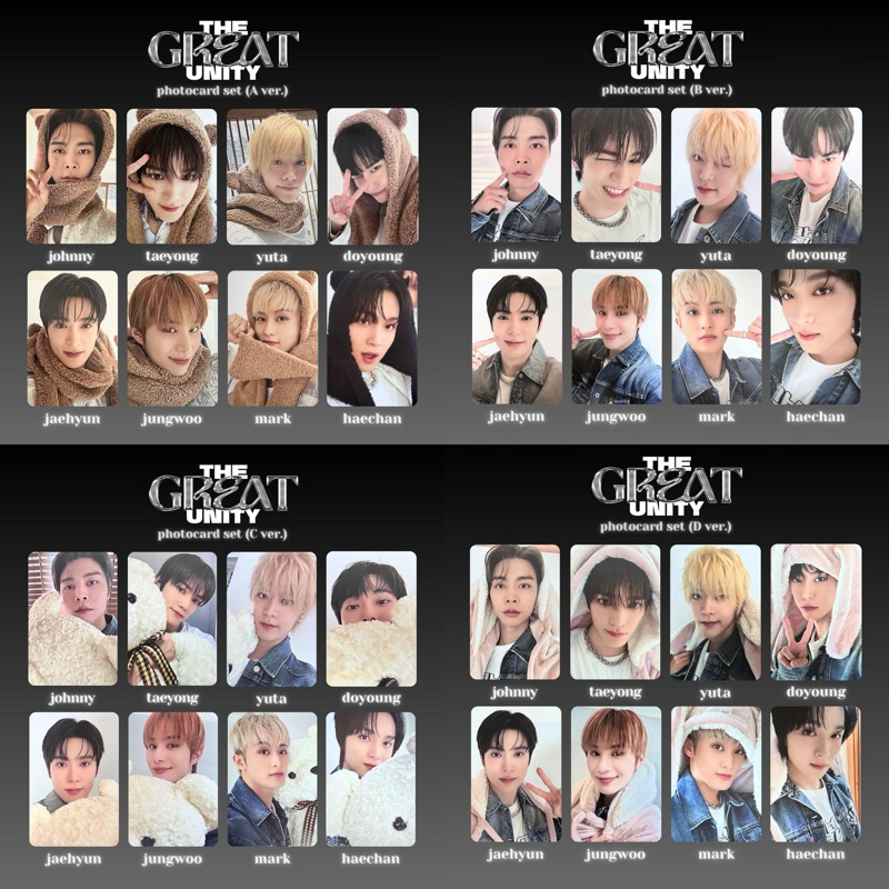 Photocard The Great Unity NCT 127 Official - B C D Ver. | Shopee Malaysia