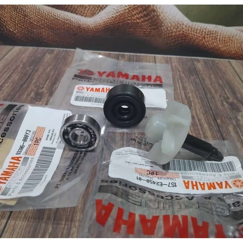 Package (bering 6000+seal+ waterpump Fan Axle) For yamaha jupiter mx old motor/new vixion old ...