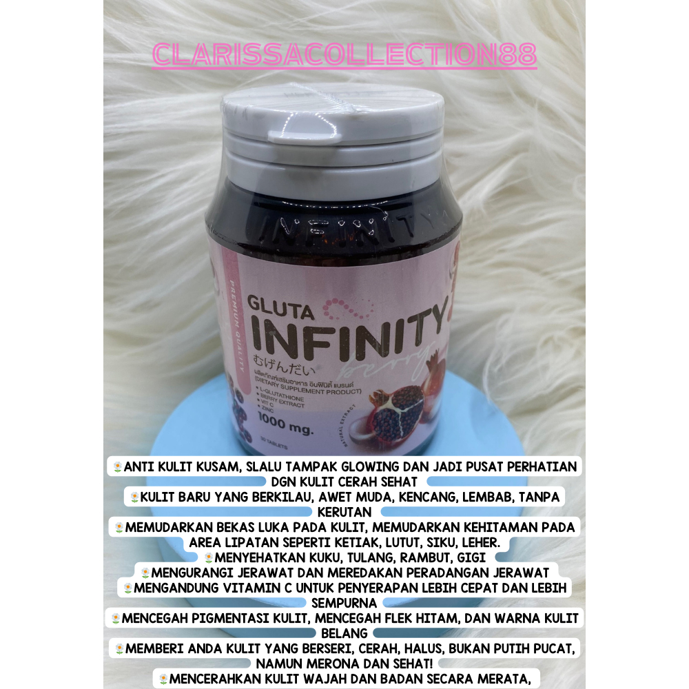 Gluta INFINITY BERRY 1000MG ORIGINAL THAILAND | Shopee Malaysia