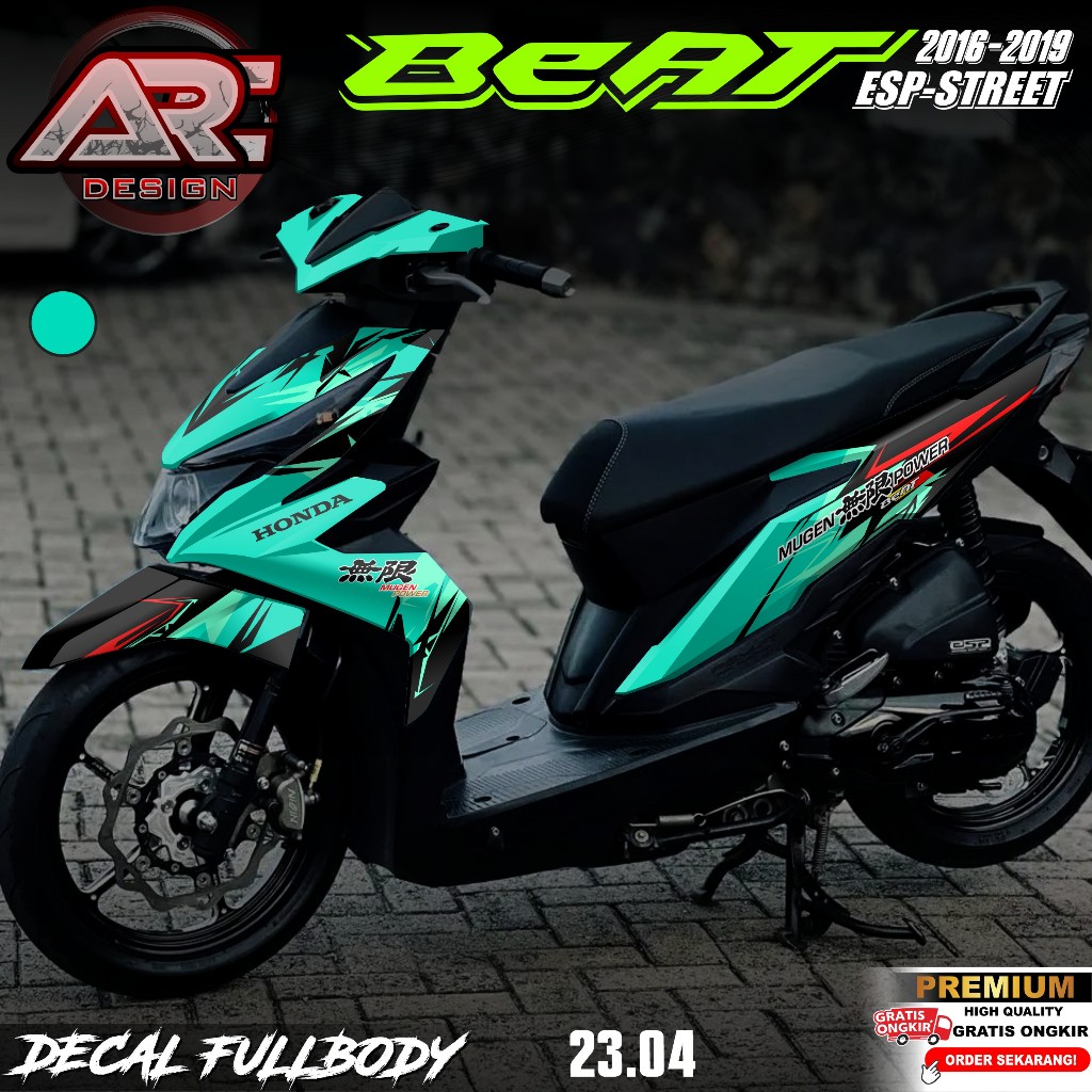 Newest Decal Sticker Honda Beat Esp Street 2016 2017 2018 2019 Full ...