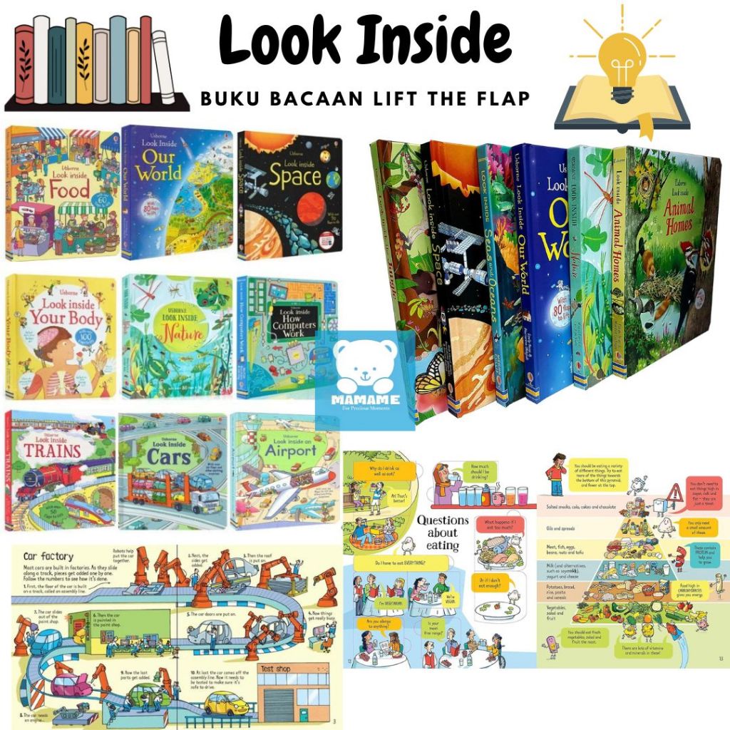 [MAMAME] Look Inside Book // Lift Reading Book The Flap | Shopee Malaysia