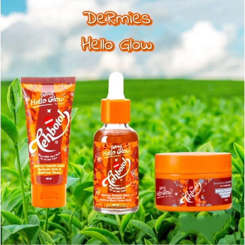Dermies Hello Glow | Brightening Serum | Moisturizer By Erha | Shopee ...