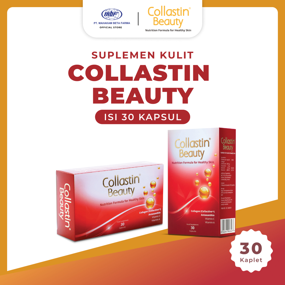 Collastin BEAUTY - Skin Health Vitamins (1 Box contains 30 Capsules ...