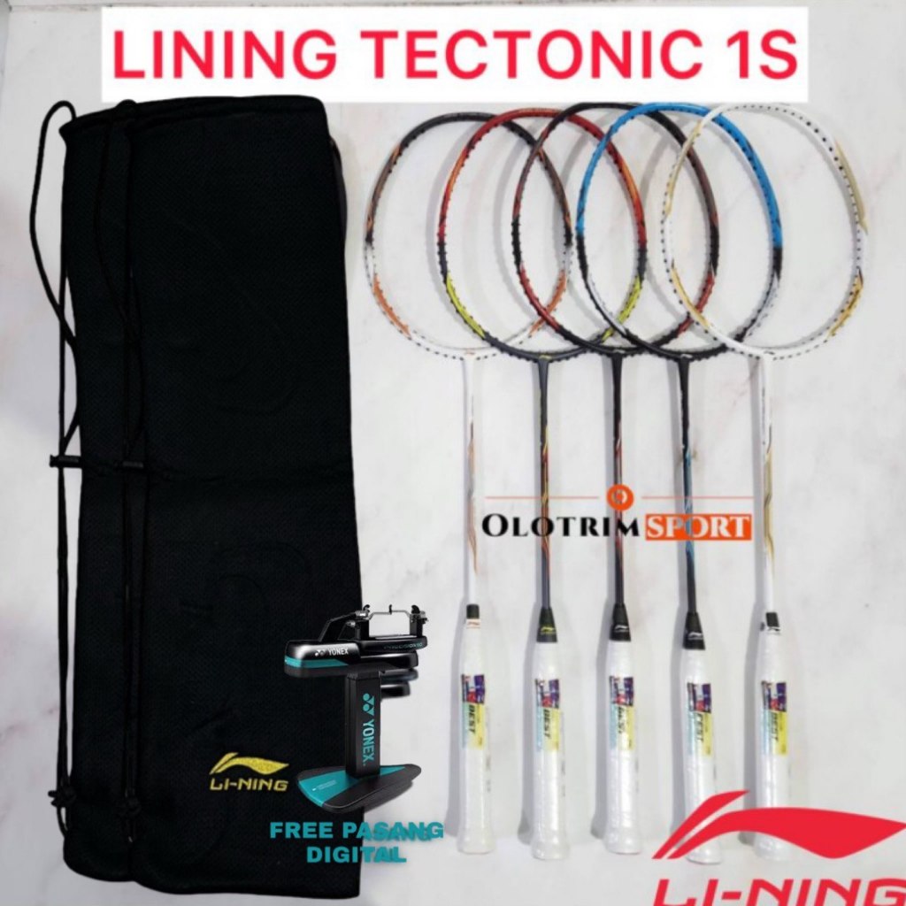 Original LINING TECTONIC 1S 1 S Series Badminton Racket | Shopee Malaysia