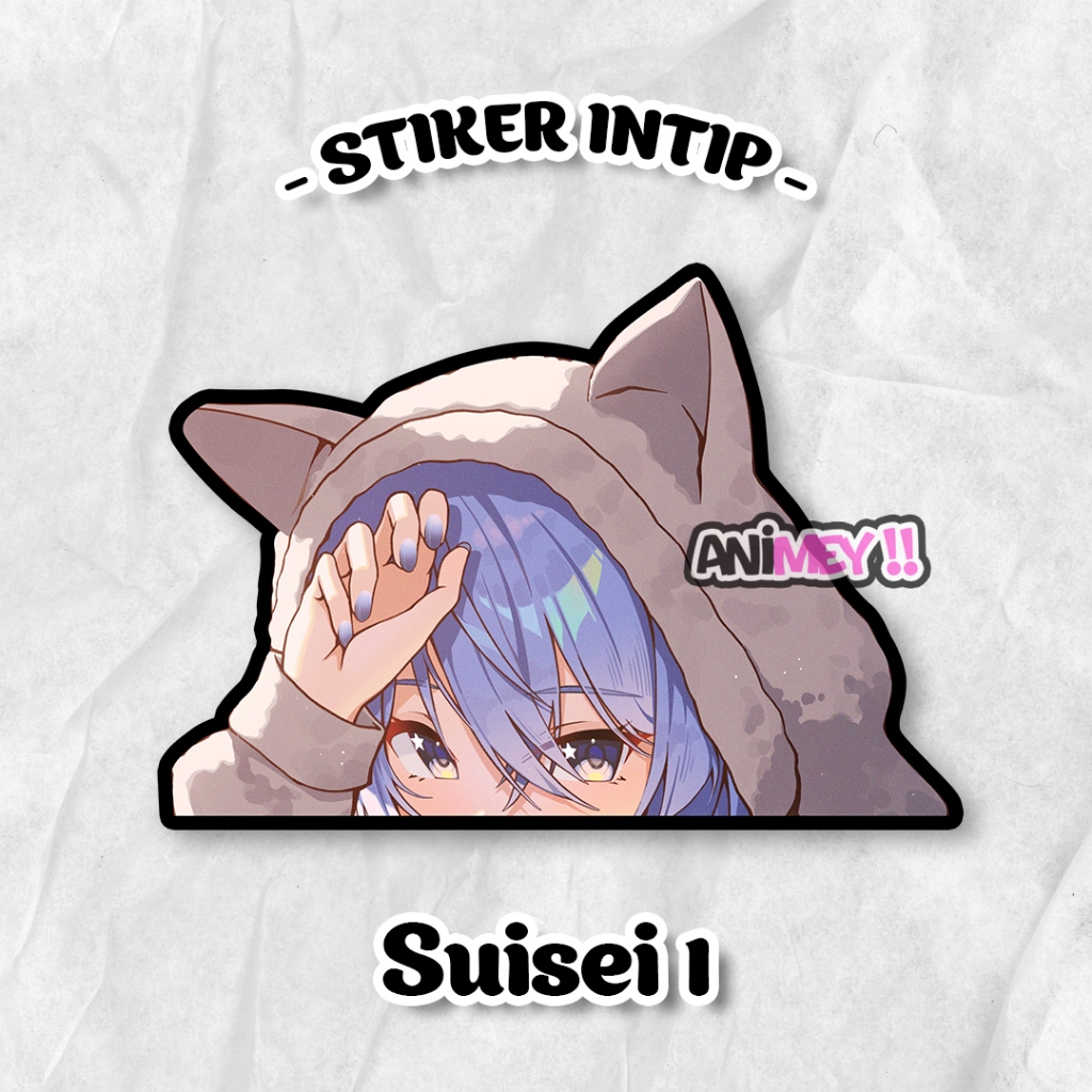 Suisei Hoshimachi Peek Sticker/Waterproof Anime Sticker | Shopee Malaysia
