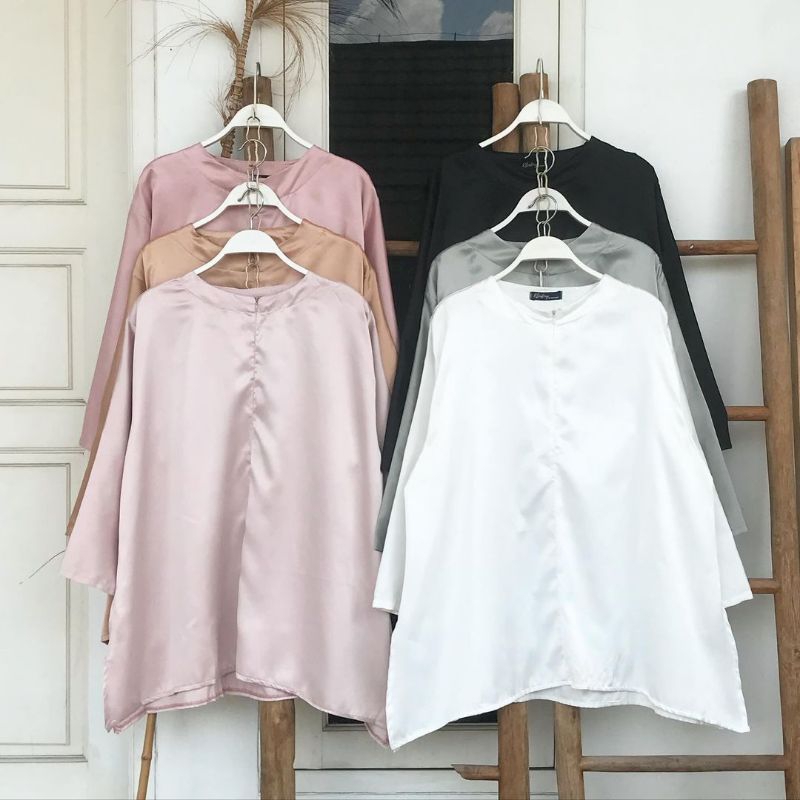 INNER / SATIN BLOUSE | Shopee Malaysia