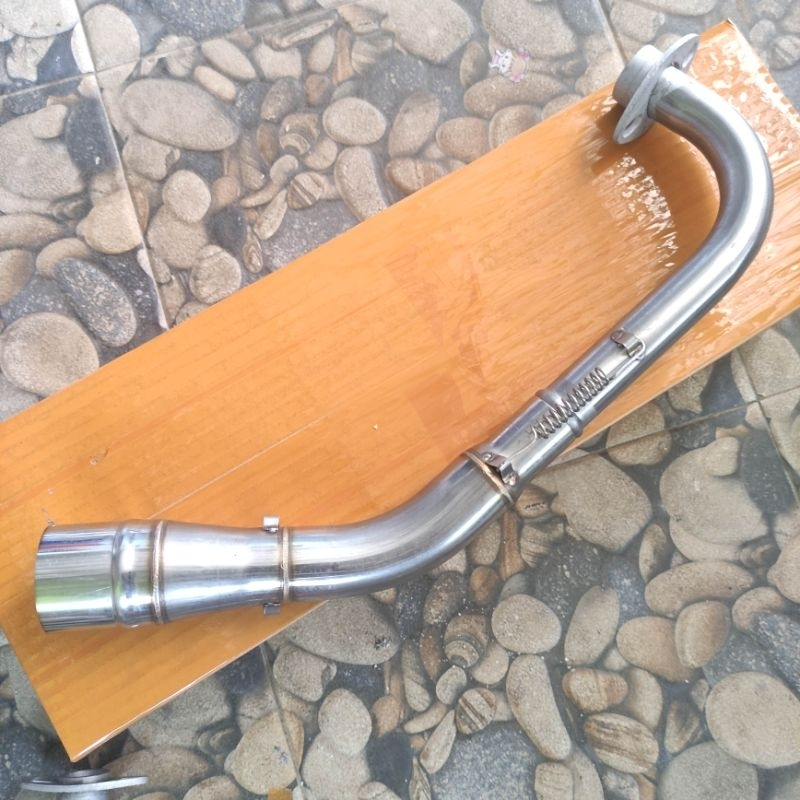 Stainless Open Pipe Big Elbow Mio sporty Mio i 125 Mio soul i 125 Mio ...