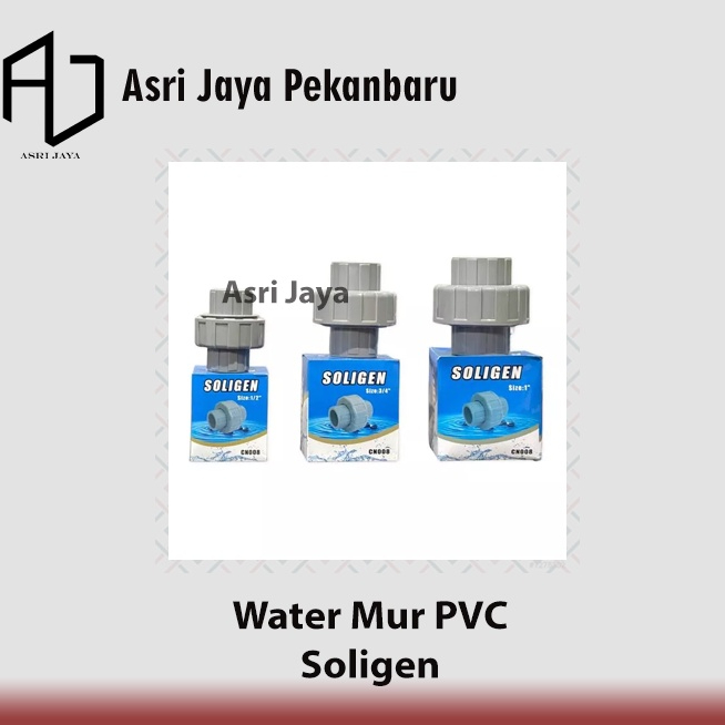 Plain PVC SAOLIGEN Water Nut 1 Inch, 1/2 Inch, 3/4" Inch | Shopee Malaysia