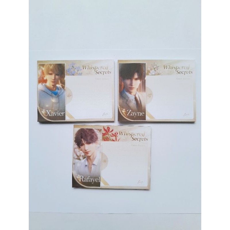 Notepad Love And Deepspace Whispered Secrets Notepad Love And Deepspace Notepad Rafael Notepad ...