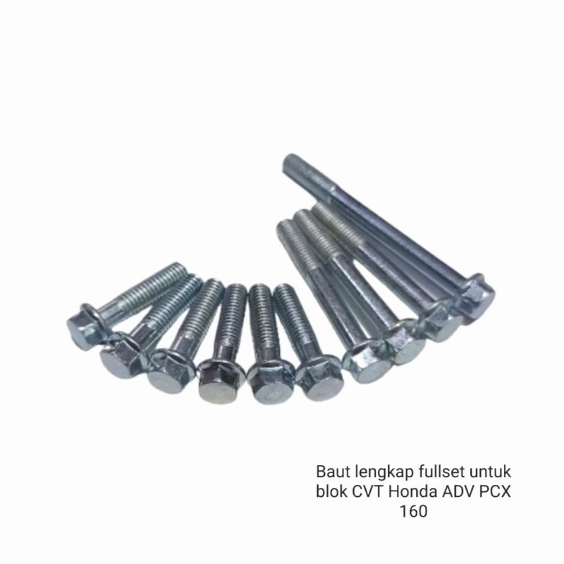 Honda PCX 160 ADV 160 MOTORCYCLE CVT BLOCK SET BOLT | Shopee Malaysia