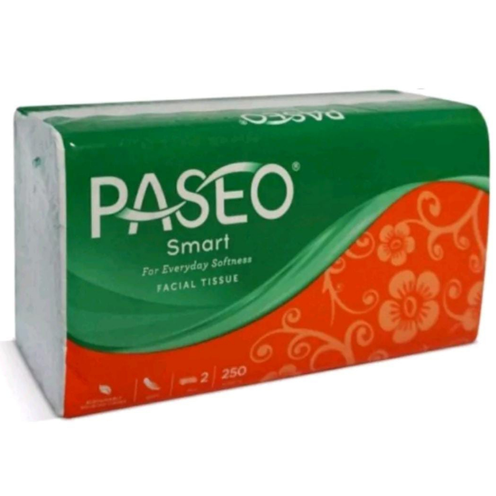 Tissue PASEO SMART 250 Sheets TISSUE TISSUE TISSUE TISSUE Facial Box ...