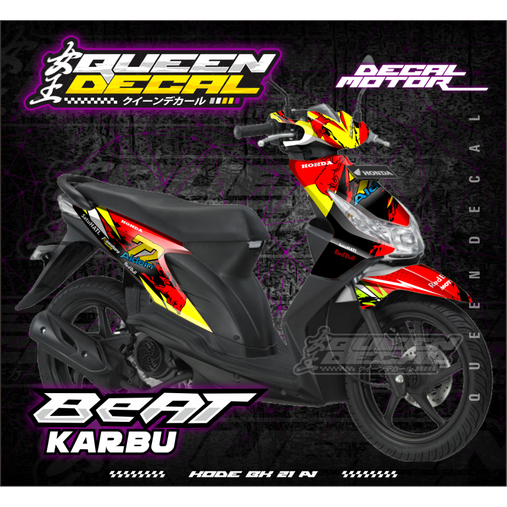 Custom Beat Karbu Full Body Sticker Decal - Full Body Beat Karbu Decal ...