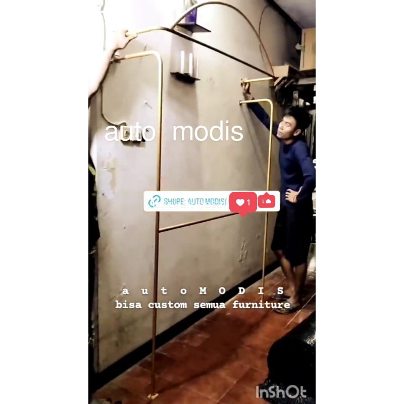 Gold Shirt Goals Wall Mounted Drill Wall DISPLAY Showcase Clothes | Shopee Malaysia