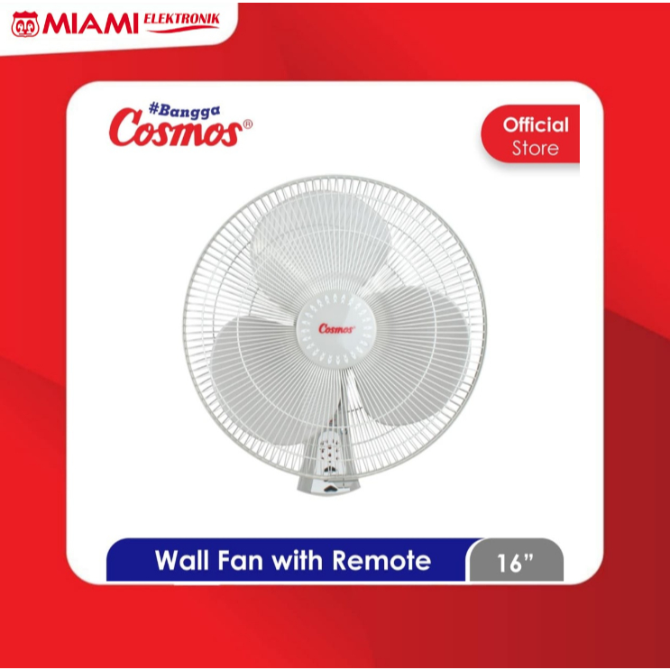 Cosmos 16mws - Fan/Wall Fan with Remote 16inch | Shopee Malaysia
